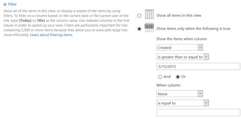 sharepoint pitstop how to filter a sharepoint date column by range