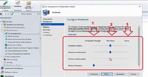 sccm co management configuration guide how to offload workloads