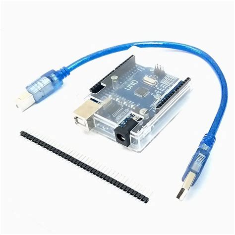 原廠相容的 arduino uno r3開發板 保護殼 ch341g 附usb傳輸線 排針 露天拍賣