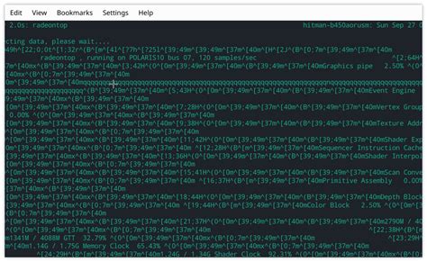 display the output of multiple commands in the same terminal window