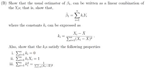 solved consider the following simple linear regression mo