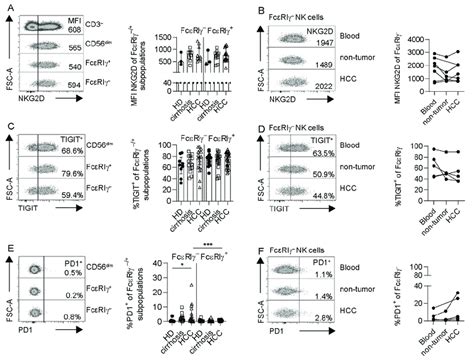 Checkpoint Receptor Expression Of Nk Cells In Hcc Patients Mfi Of