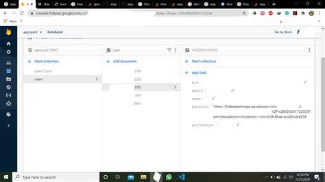 typescript how to access field of a document in firestore collection