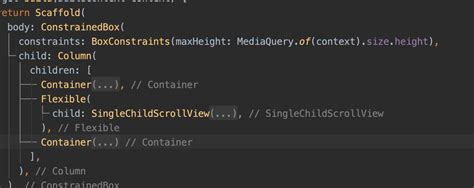 scroll within a flexible flutter stack overflow