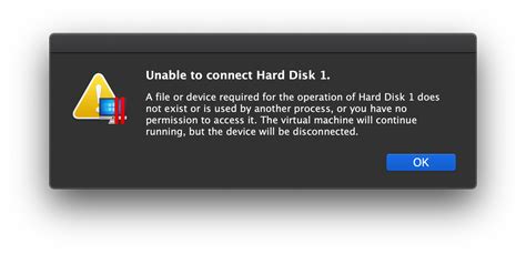 unable to connect hard disk 1 using an external drive parallels forums