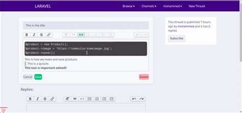 a public forum webapp built with laravel vuejs and tailwindcss