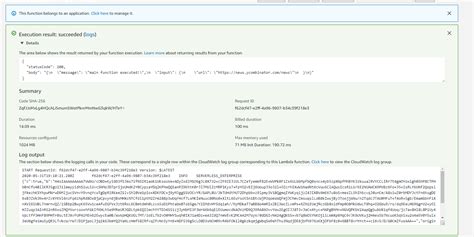 lambda function javascript how to create a custom