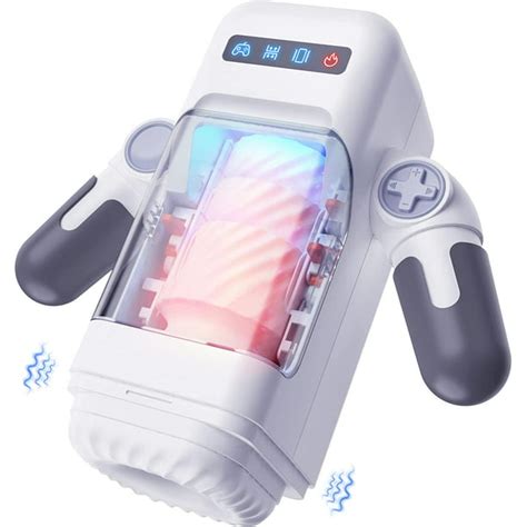 Amovibe Automatic Male Masturbator With 10 Thrusting And Vibration Modes