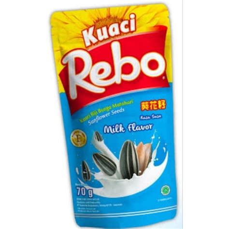 Jual Kuaci Rebo Milk 70 Gr Shopee Indonesia