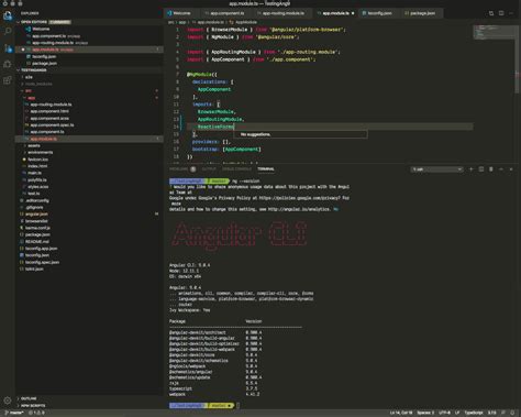 vscode intellisense not working with typescript 3 7 5 in