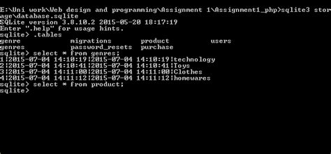sql php sqlite3 table not found stack overflow