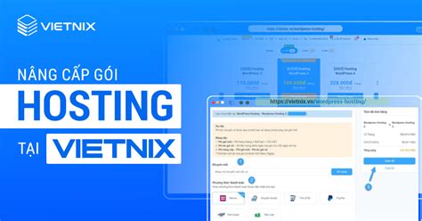 Hướng Dẫn Nâng Cấp Gói Hosting Tại Vietnix