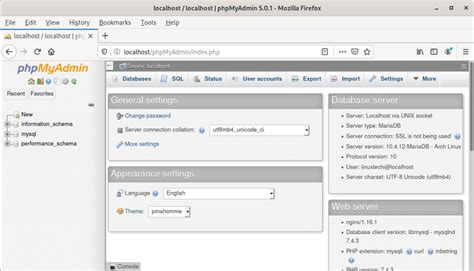 how to install lemp stack on arch linux
