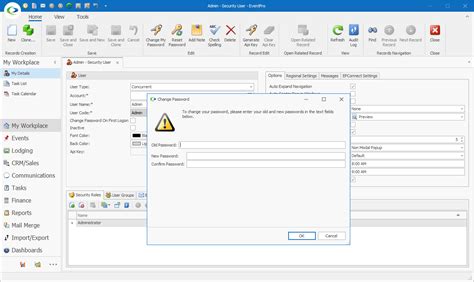 admin first login to eventpro on prem sql authentication eventpro