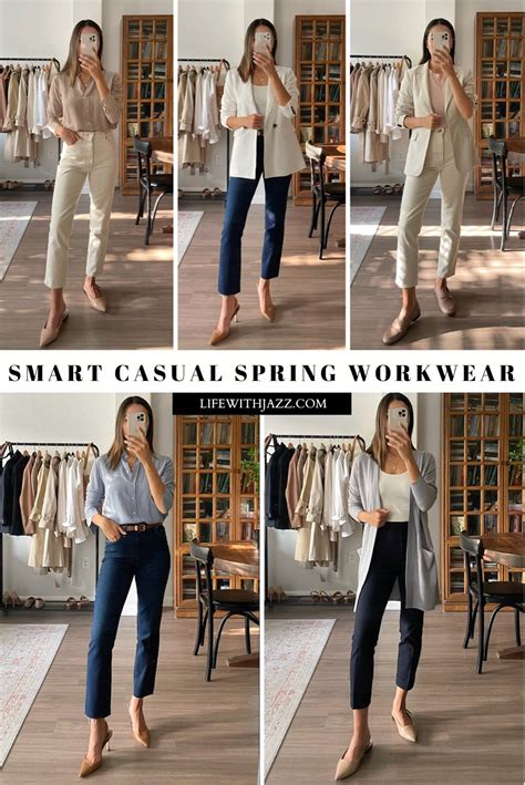5 Spring Business Casual Work Outfits [video] Life With Jazz