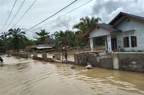 Wilayah Hilir Aceh Tamiang Terendam Banjir Luapan Sungai