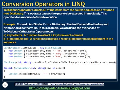 sql server and c video tutorial part 15 conversion operators