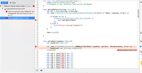 swift error with json in xcode7 stack overflow