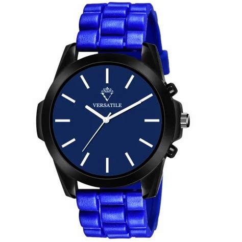 Versatile Gl02 Blue Strip Men Watch At Rs 120 Gents Wrist Watches In