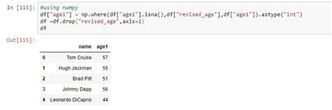 how to merge two columns in pandas 3 steps only