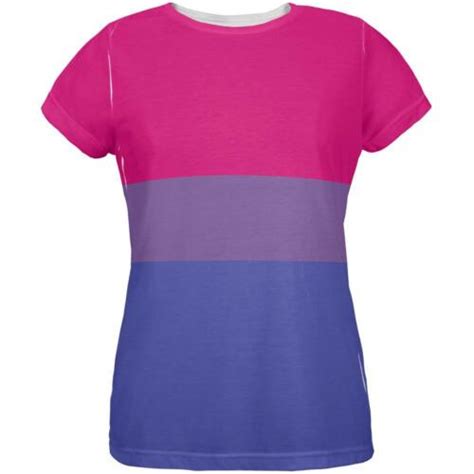 Lgbt Bisexual Pride Flag All Over Womens T Shirt Ebay