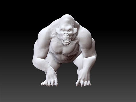 Stl File Gorilla 🦍・3d Printable Model To Download・cults
