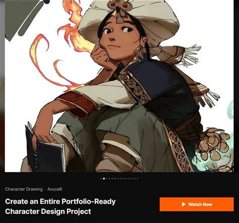 Create An Entire Portfolio Ready Character Design Project Vẽ Chút Chơi