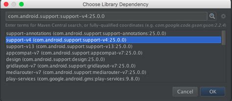 could not find support v4 jar com android support support