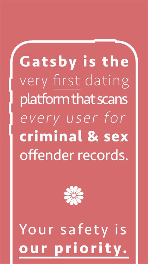 gatsby is the first dating platform that scans every user for sex