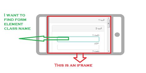 javascript get element class name inside of iframe by click on it