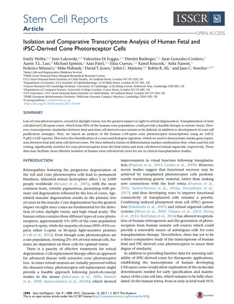 Pdf Isolation And Comparative Transcriptome Analysis Of Human Fetal