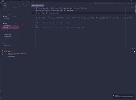 intellij does not show project folders gang of coders