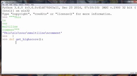 how to add multiline comments in python and how to add documentation in