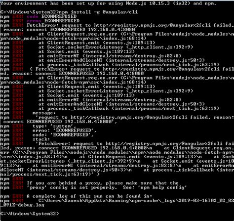 unable to install angular cli through npm · issue 5296