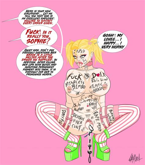 Rule 34 Anal Beads Barcode Big Breasts Bimbo Bimbofication Blonde