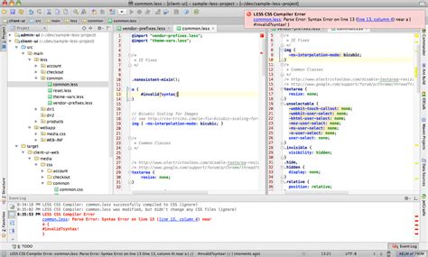 less css compiler plugins jetbrains