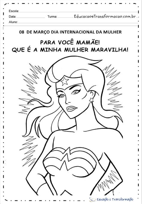 Atividades Dia Da Mulher Ou Dia Internacional Da Mulher 8 De Março