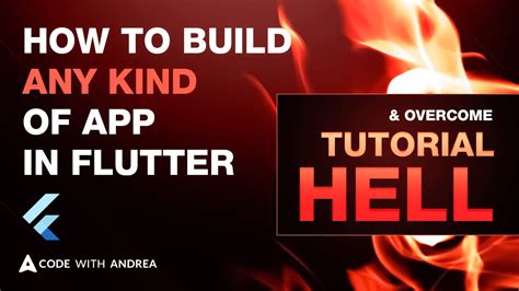 how to build any kind of app in flutter and overcome tutorial hell