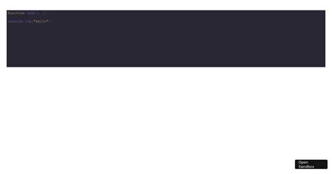 prism react renderer examples codesandbox