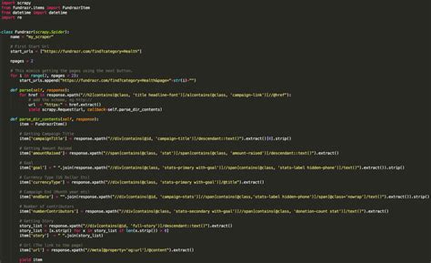 web scraping in python using scrapy codementor