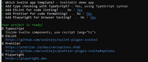 typescript sveltekit demo app starter tailwindcss not overwriting