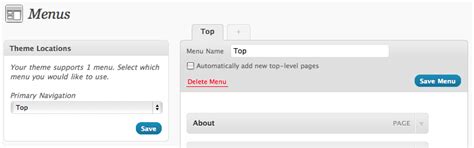 organizing pages wordpress middlebury