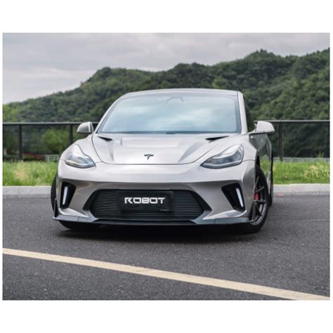 Hacker Narrow Body Robotcraftsman® Achterbumper En Diffuser Voor Tesla