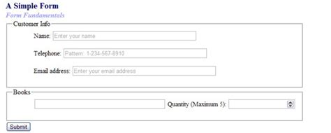 html how can i create a form like this using html5 and