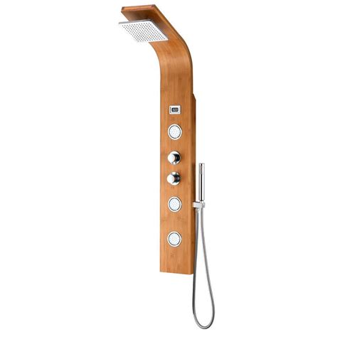 Anzzi Kiki 59 In 6 Jetted Full Body Shower Panel System With Heavy