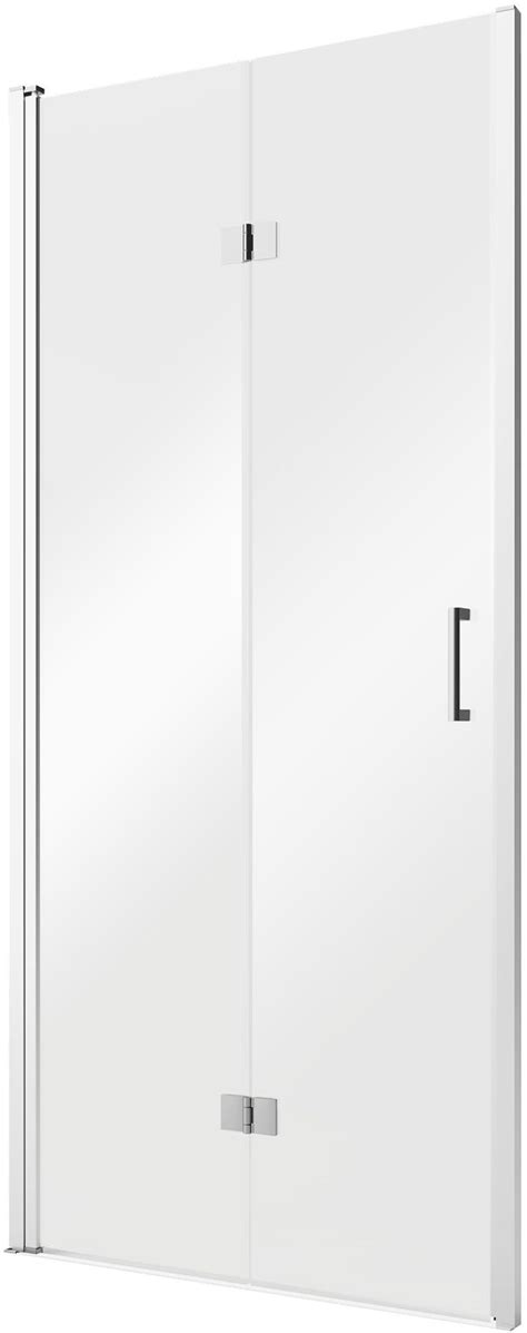 Besco Exo H Sprchové Dveře 80 Cm Skládací Chrom Lesk Průhledné Sklo Eh