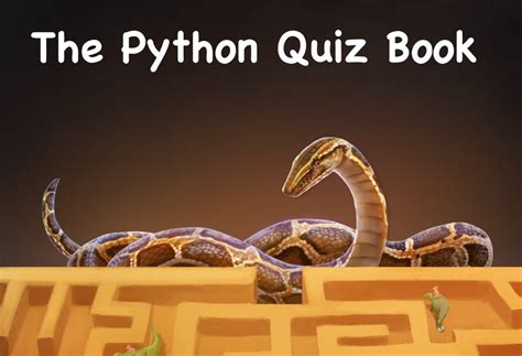 the python quiz book kickstarter mouse vs python
