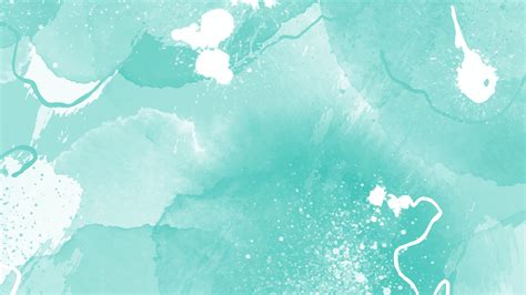 Mint Abstract Watercolor Texture Background Green Watercolour Brush