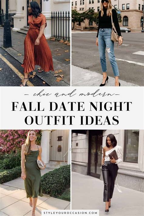 15 Modern Date Night Outfit Ideas For Fall Date Night Outfit