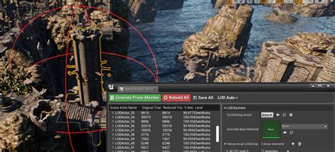 hierarchical level of detail how to s unreal engine documentation